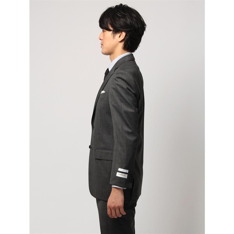 SUIT SQUARE スーツ 2つボタン マイクロチェック BASIC IZ01 チャコールグレー : スーツスクエアYahoo!店 - 通販 - Yahoo!ショッピング