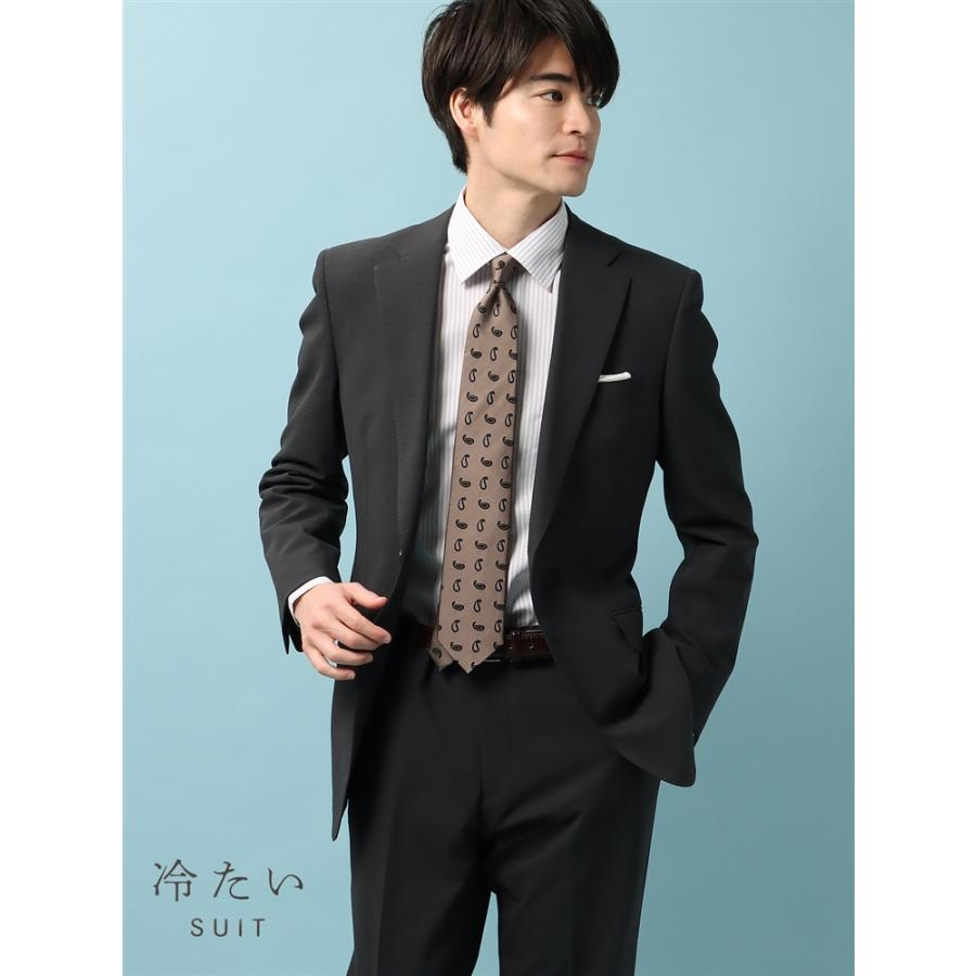 SUIT SQUARE 冷たいスーツ 2つボタン 無地 BASIC IZ01 チャコールグレー : スーツスクエアYahoo!店 - 通販 - Yahoo!ショッピング