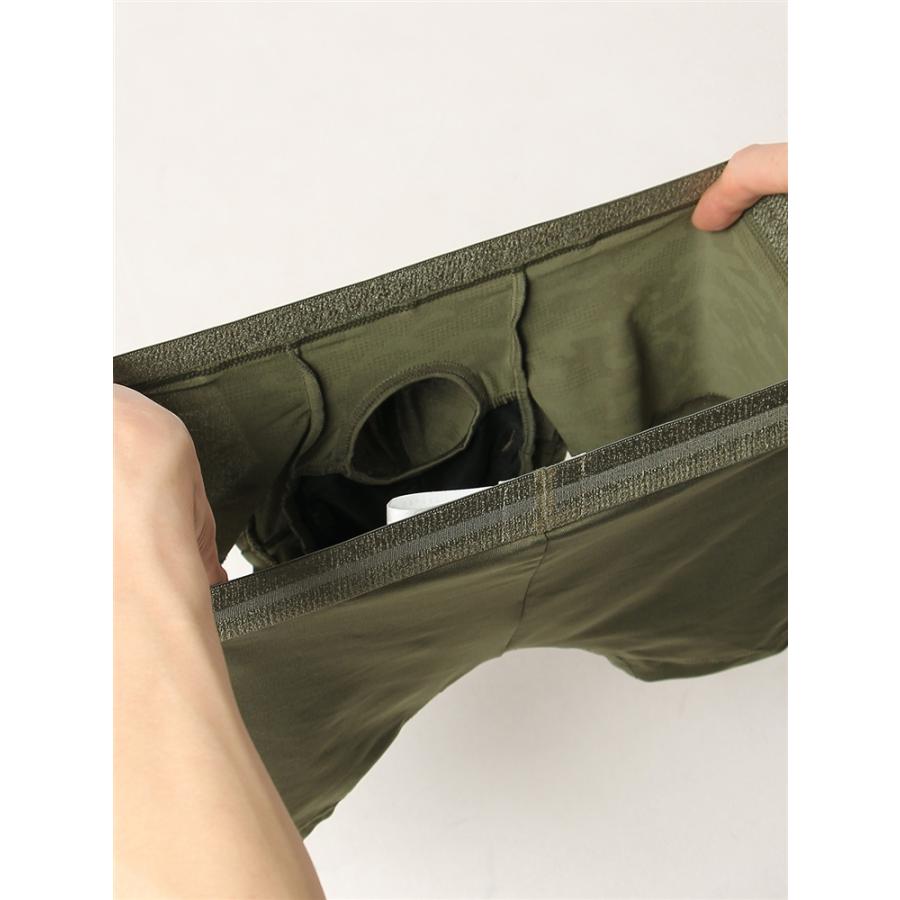 SUIT SQUARE 【スーツスクエア】メンズ アンダーウェア WEB限定 ボクサーパンツ インナー 下着 TERAX STUD 分離型構造機能性アンダーパンツ カーキ 蒸れ軽減 新感覚 ...