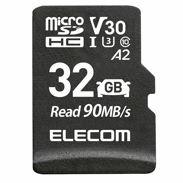 ELECOM 【正規代理店】 エレコム MF-DRMR032GU13 micro SDカード 32GB Class10 UHS-I U3 V30 A2 microSDHC 読込最大90MB/s ...
