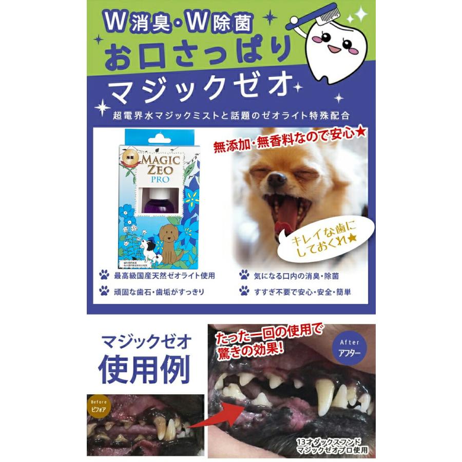 MAGIC ZEO EDOG JAPAN EDOGJAPAN 犬用歯磨き粉 Magic Zeo PRO マジックゼオプロ 40cc ペースト ...