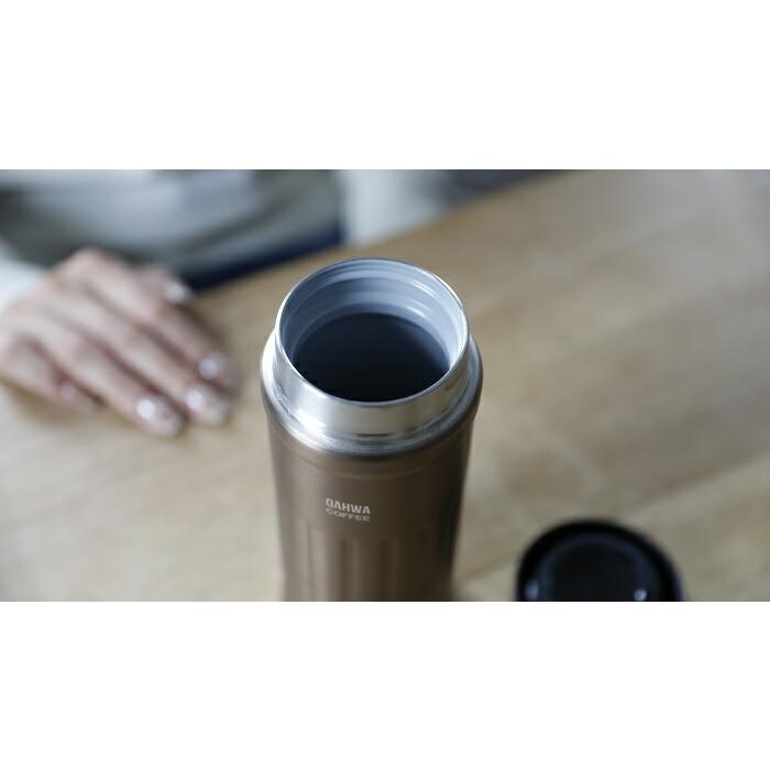 QAHWA コーヒーボトル2 水筒 グレー 410ml 保温 保冷 カフア コーヒー ボトル シービー CB JAPAN ジャパン マグ テフロン加工 珈琲 おしゃれ ギフト プレゼント ...