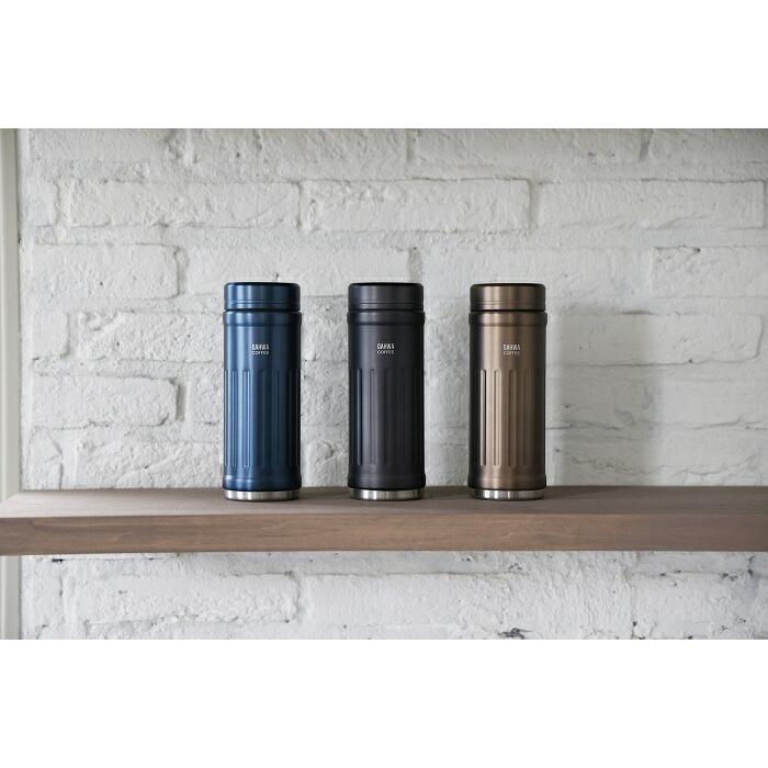 CB JAPAN QAHWA コーヒーボトル2 水筒 グレー 410ml 保温 保冷 カフア コーヒー ボトル シービー ジャパン マグ テフロン加工 珈琲 おしゃれ ギフト プレゼント ...