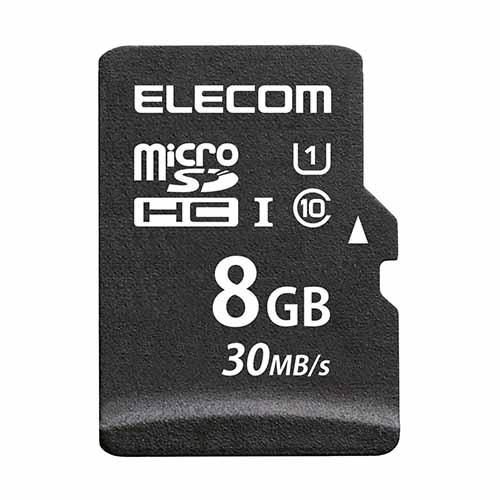 ELECOM エレコム MF-MS008GU11LRA マイクロSD カード 8GB UHS-I SD変換アダプタ付 データ復旧サービス : ウルマックスジャパン - 通販 - Yahoo ...