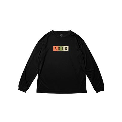 AKTR ウェア ロング Tシャツ ロンT アクター FADE BOX LOGO L/S SPORTS