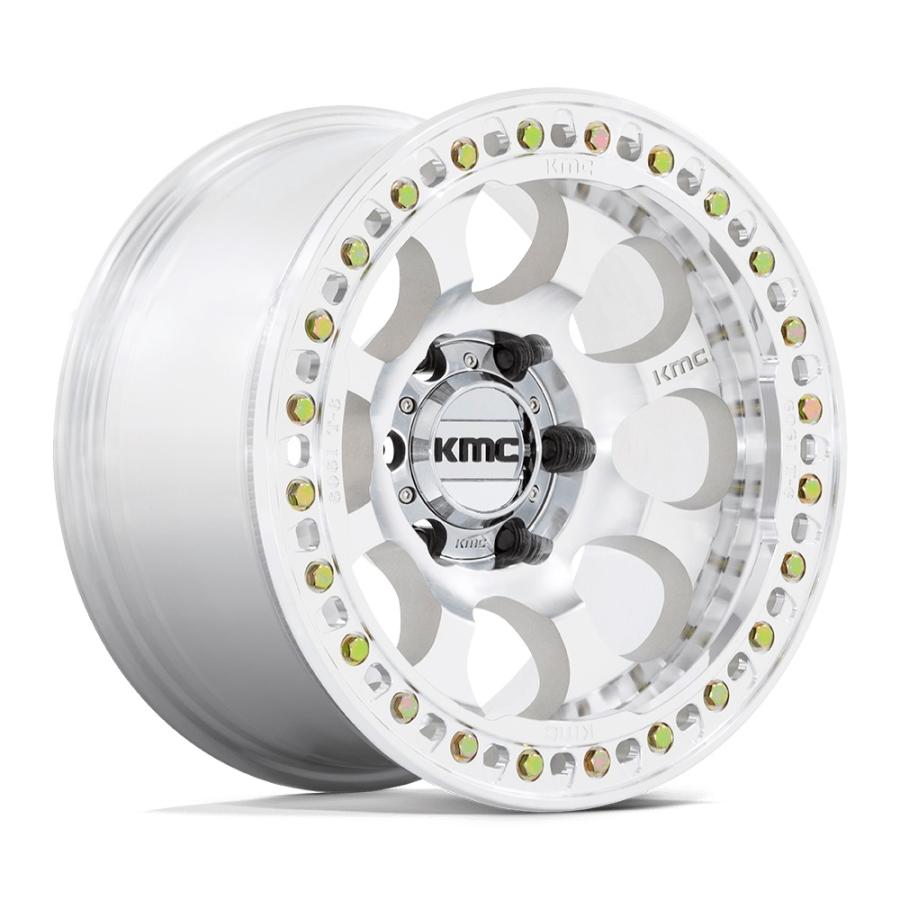 KMC (ケーエムシー) RIOT BEADLOCK（ビードロック) KM237 マシンド 17インチアルミホイール 17X9 5H 127 -38 JKラングラー/JLラングラー/JT ...
