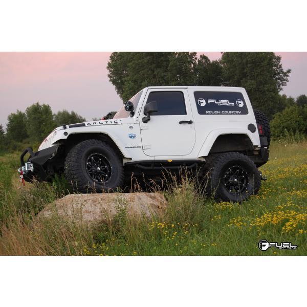 FUEL OFFROAD HOSTAGE（ホステージ）D531 マットブラック 17インチアルミホイール JKラングラー/JLラングラー/JTグラディエーター ノーマルフェンダー用 ...