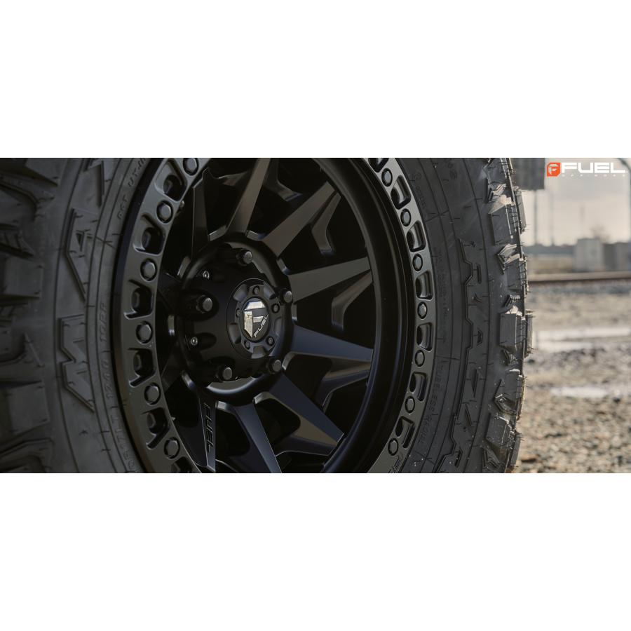 FUEL OFFROAD D694 COVERT マットブラック 17インチアルミホイール 17x9 5H127 +01 ジープ JK ...