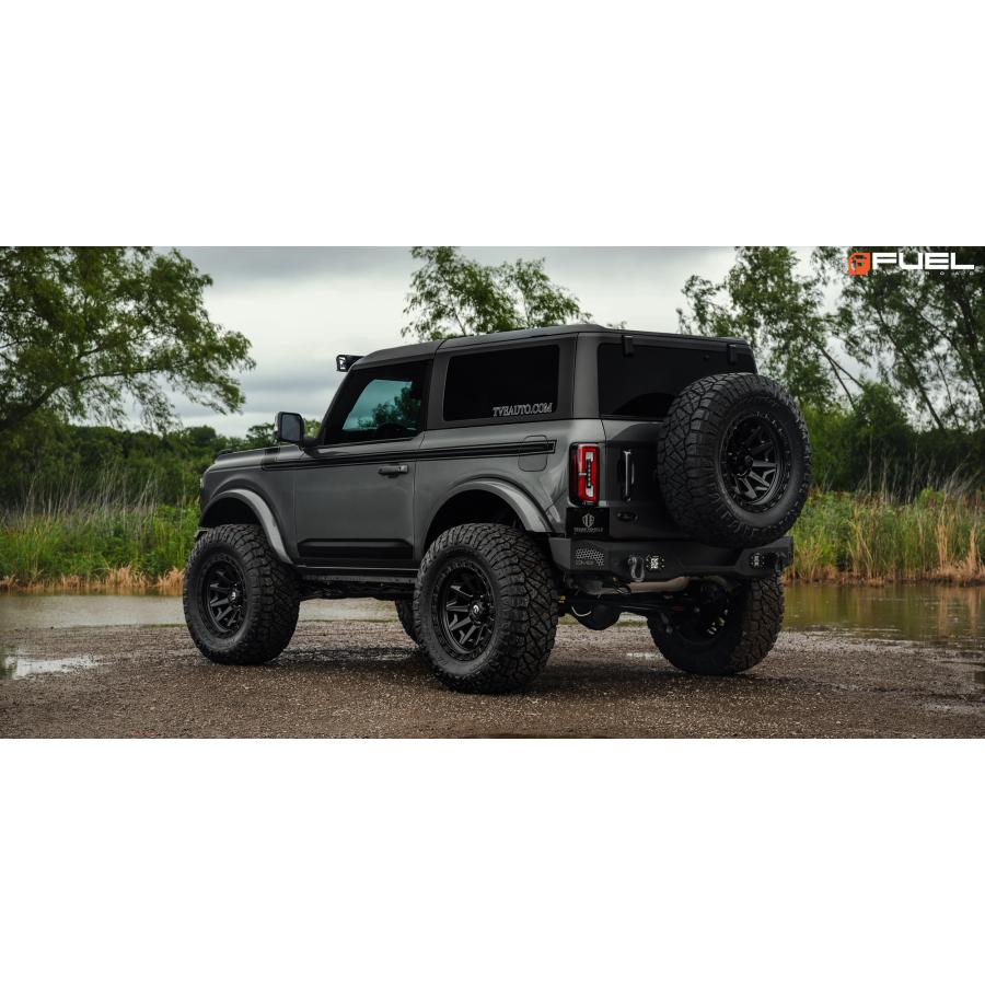 FUEL OFFROAD COVERT (コバート) D716 マットガンメタル/ブラック 17インチアルミホイール 150プラド / FJ ...