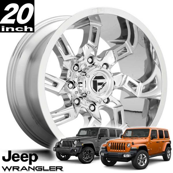 FUEL OFFROAD LOCKDOWN（ロックダウン）D746 クローム 20インチアルミホイール JKラングラー/JLラングラー/JT ...