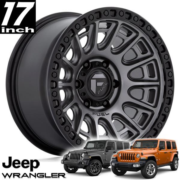FUEL OFFROAD CYCLE（サイクル）D835 マットガンメタルブラックリング 17インチアルミホイール JK/JLラングラー/JT ...