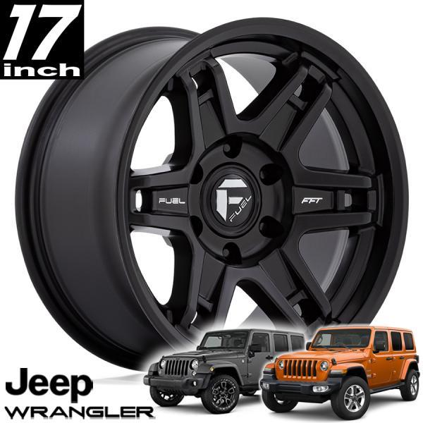 FUEL OFFROAD SLAYER（スレイヤー）D836 マットブラック 17インチアルミホイール JKラングラー/JLラングラー/JT ...