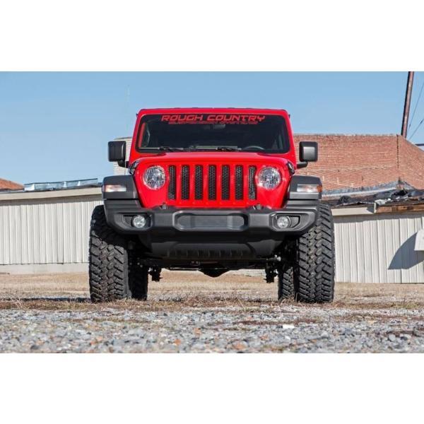 ROUGH COUNTRY (ラフカントリー) 2.5インチ リフトアップキット ショック付き（18y- JEEP JLラングラー アンリミテッド 4DR RUBICON ルビコン）66630 ...