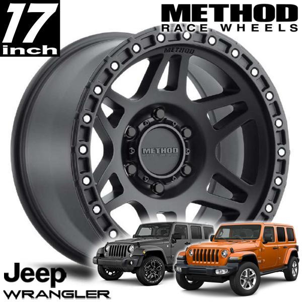 METHOD RACE WHEELS（メソッドレース）312 マットブラック 17インチアルミホイール JKラングラー/JLラングラー/JT ...