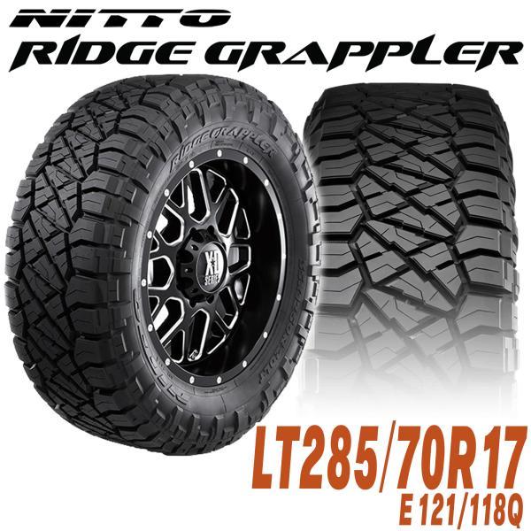 NITTO ニットー RIDGE GRAPPLER リッジグラップラー タイヤ17インチ（1本）LT285/70R17 E 121/118Q ...