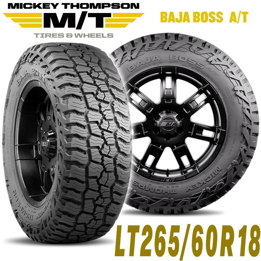 MICKEY THOMPSON ミッキートンプソン BAJA BOSS AT（バハボスエーティー）18インチタイヤ（1本）LT265 ...