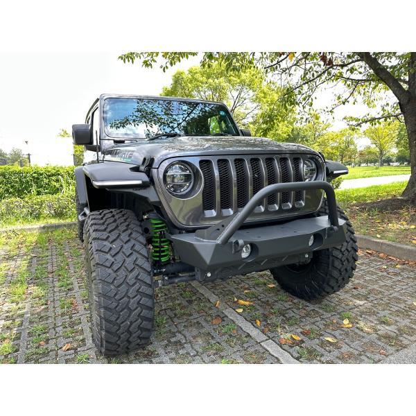 ULTIMATE ( アルティメイト ) フロントバンパー フロントウインチバンパー ブラック 18y- JEEP JLラングラー 20y- JT グラディエーター用 ジープ ...