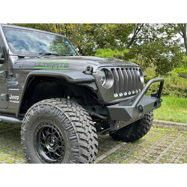 ULTIMATE ( アルティメイト ) フロントバンパー フロントウインチバンパー ブラック 18y- JEEP JLラングラー 20y- JT グラディエーター用 ジープ ...