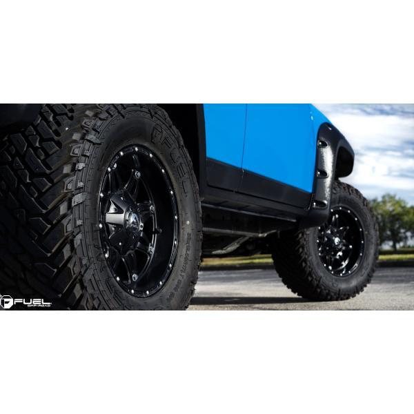 FUEL OFFROAD HOSTAGE (ホステージ) D531 マットブラック 17インチアルミホイール 150プラド/FJ/215サーフ/GUN125ハイラックス オーバーフェンダー用 ...