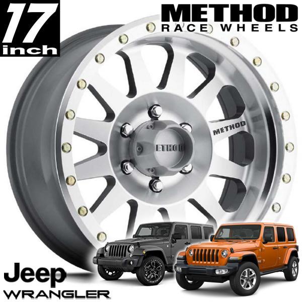 METHOD RACE WHEELS（メソッドレース）304 DOUBLE STANDARD マシンド 17インチアルミホイール JK/JL ...