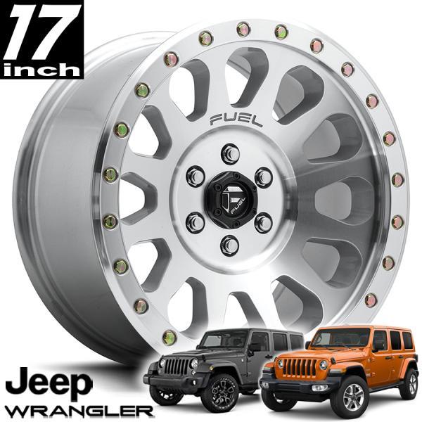 FUEL OFFROAD VECTOR（ベクター）D647 マシンド 17インチアルミホイール JKラングラー/JLラングラー/JT ...