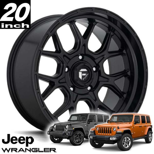 FUEL OFFROAD TECH（テック）D670 マットブラック 20インチアルミホイール JKラングラー/JLラングラー/JT ...