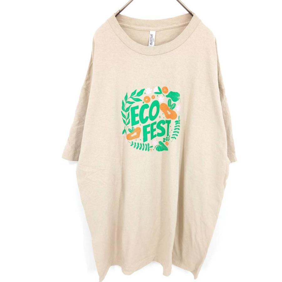 ALSTYLE APPAREL&ACTIVEWEAR XL APPAREL＆ACTIVEWEAR Tシャツ ベージュ 半袖 リユース ...