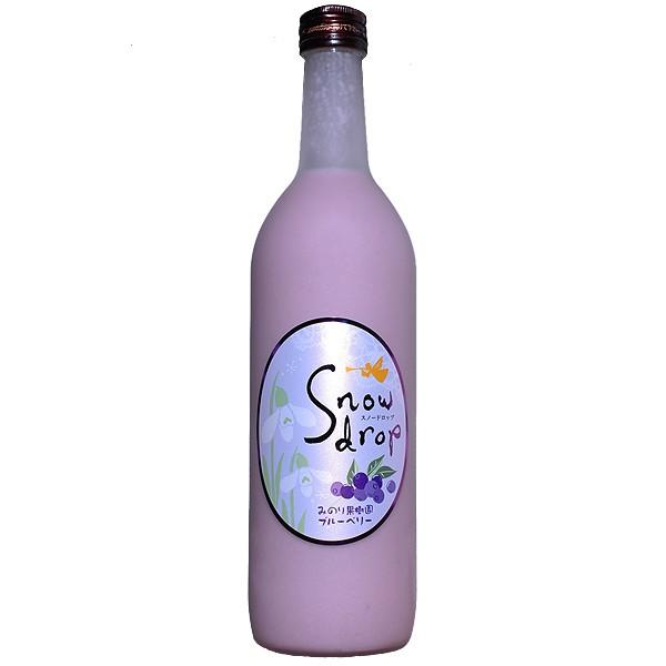(期間限定)スノードロップsnowdrop-みのり果樹園ブルーベリー 720ml（曙酒造）福島県/会津 酒 ギフト ヨーグルトリキュール ヨーグルト酒 : うめえもん会津 ヤフーショップ ...