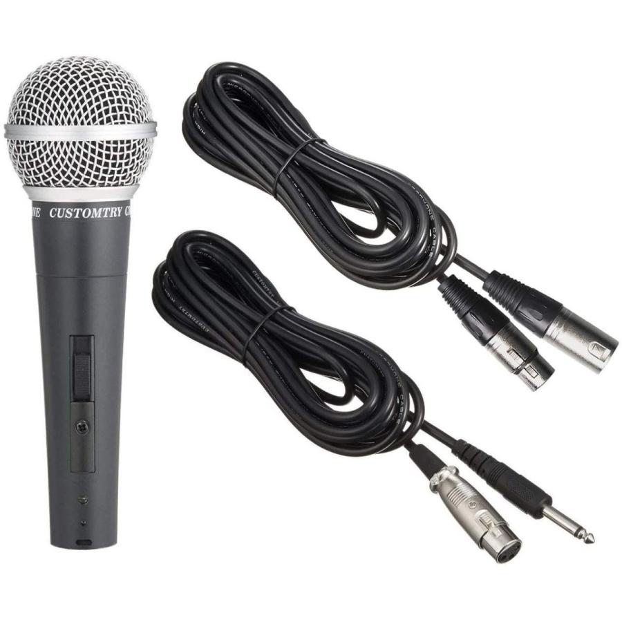 CUSTOMTRY ダイナミックマイク & KC マイクケーブル(XLR-XLR 5m)セット CM-2000 ブラック + TDXLR-0 :20210927220653-00847 ...