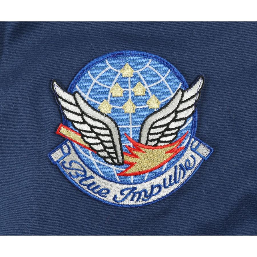 航空自衛隊創立 60周年記念 パイロットジャンパー ブルー 航空自衛隊創立 60周年記念 パイロットジャンパー ブルー