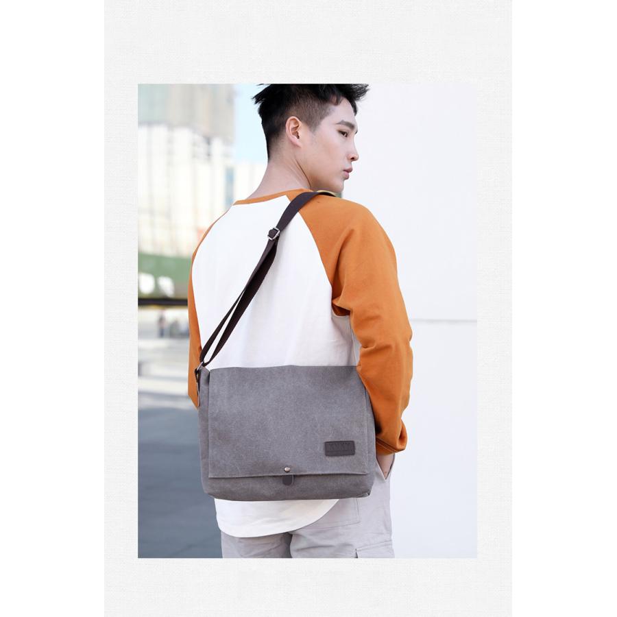 ショルダーバッグ メンズ 大きめバッグ 帆布 A4 かばん カバン キャンバス 鞄 斜め掛け メッセンジャーバッグ 大容量 通勤通学バッグ 出張 通勤 春コーデ : kou-srkm ...