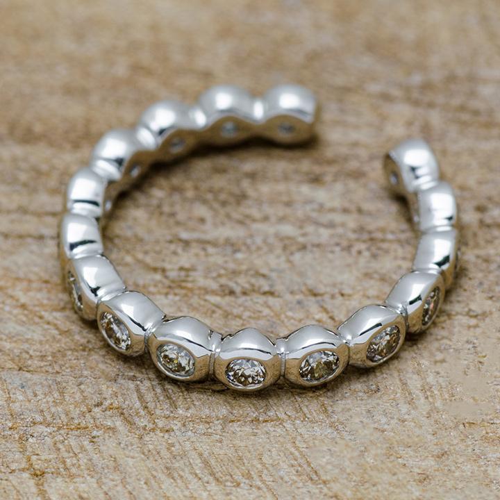 イヤーカフ エタニティ ダイヤモンド 0.4ct PT950 レディース 40代 50代 普段使い ハード加工 : ec0019 : umu - 通販 - Yahoo!ショッピング