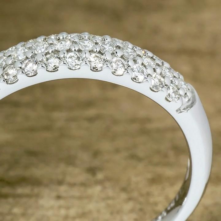 ダイヤモンド パヴェリング 指輪 プラチナ PT950 0.32ct ダイヤモンド パヴェリング 指輪 プラチナ PT950 0.32ct