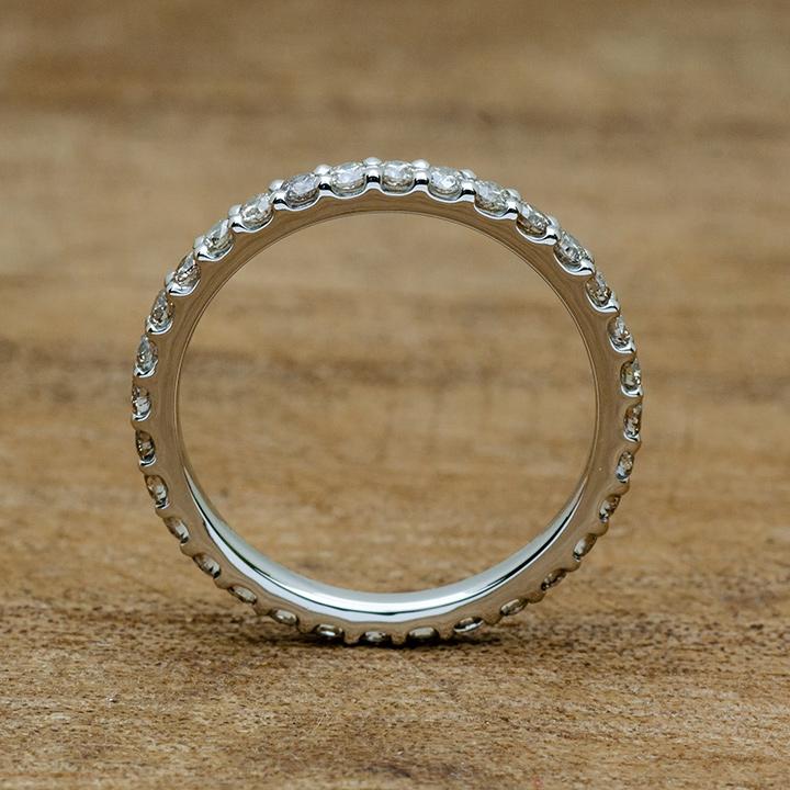 ダイヤモンド フルエタニティリング 指輪 プラチナ PT950 0.54-0.7ct レディース 普段使い ハード加工 30代 40代 50代 : umu - 通販 - Yahoo!ショッピング