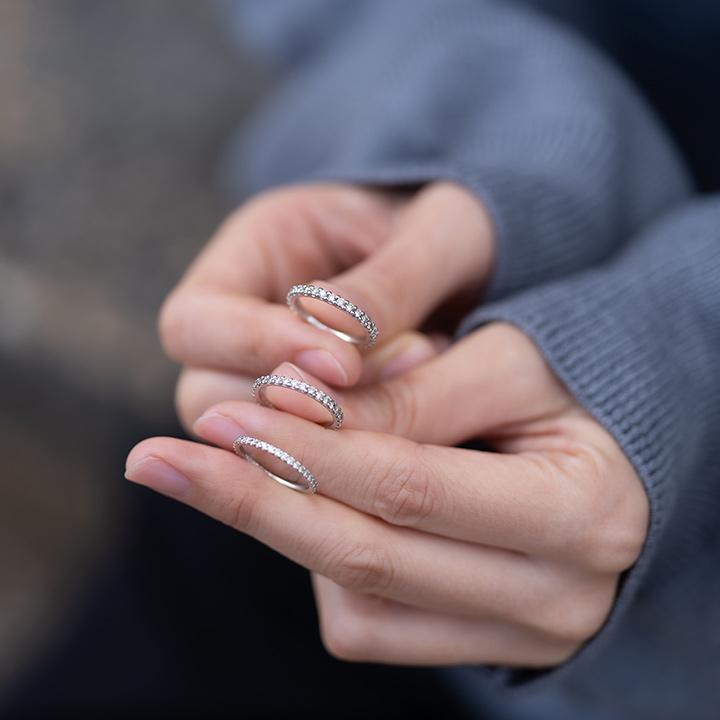 指輪 フルエタニティリング ダイヤモンド 0.65ct〜0.8ct ハードプラチナ950 ピンキー ファランジ レディース PT950 Pt950 : umu - 通販 - Yahoo!ショッピング