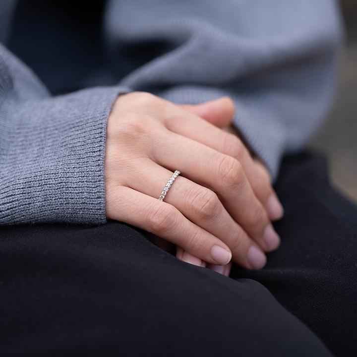 指輪 フルエタニティリング ダイヤモンド 0.65ct〜0.8ct ハードプラチナ950 ピンキー ファランジ レディース PT950 Pt950 : umu - 通販 - Yahoo!ショッピング