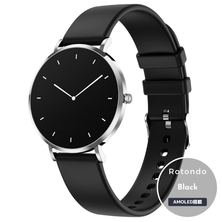 商品リニューアル スマートウォッチ レディース メンズ 小さめ 常時表示 AMOLED搭載 ROTONDO iPhone Android LINE通知 日本語 生活防水 腕時計 : sw-t8 ...