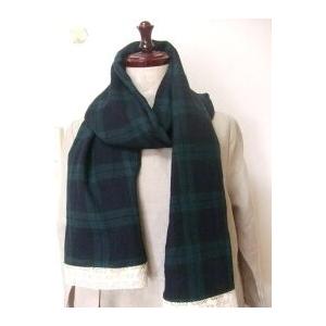 511-105/ブラックウオッチ・ダブルガーゼ・ストール・トーションレース : Un Branche - 通販 - Yahoo!ショッピング