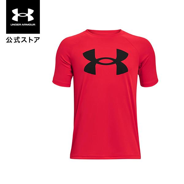 UNDER ARMOUR 【30％OFF】公式 アンダーアーマー キッズ ボーイズ トレーニング Tシャツ UA テック ショートスリーブTシャツ 〈ビッグロゴ〉 半袖1363283 半袖 ...