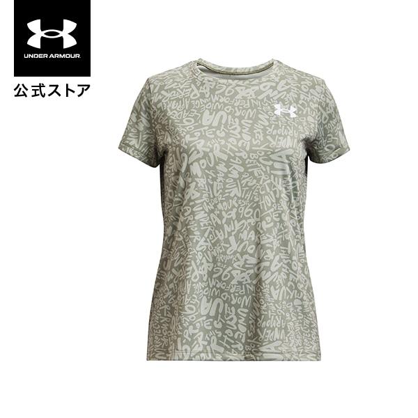 UNDER ARMOUR 【30％OFF】公式 アンダーアーマー キッズ ガールズ トレーニング Tシャツ UAテック プリント ショートスリーブTシャツ 半袖 1377017 : アンダー ...