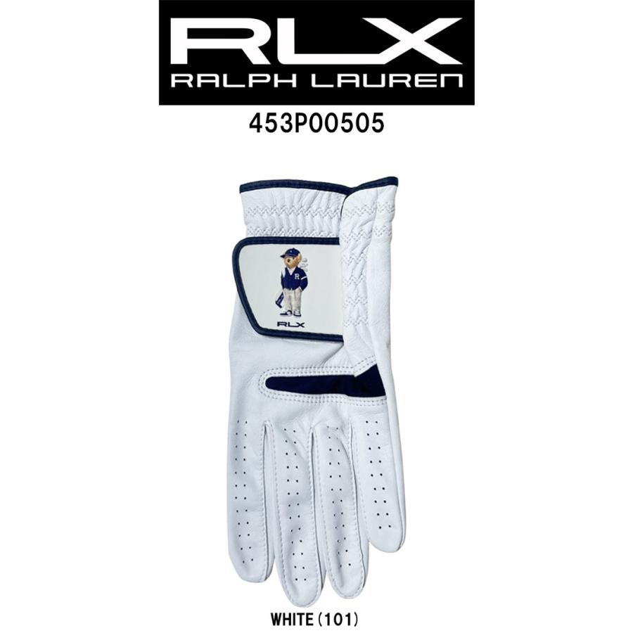 RLX RLX RALPH LAUREN(アールエルエックス ラルフローレン)グローブ 左手用 ゴルフ レザー 片手 ポロベア 革手袋 羊革 ...