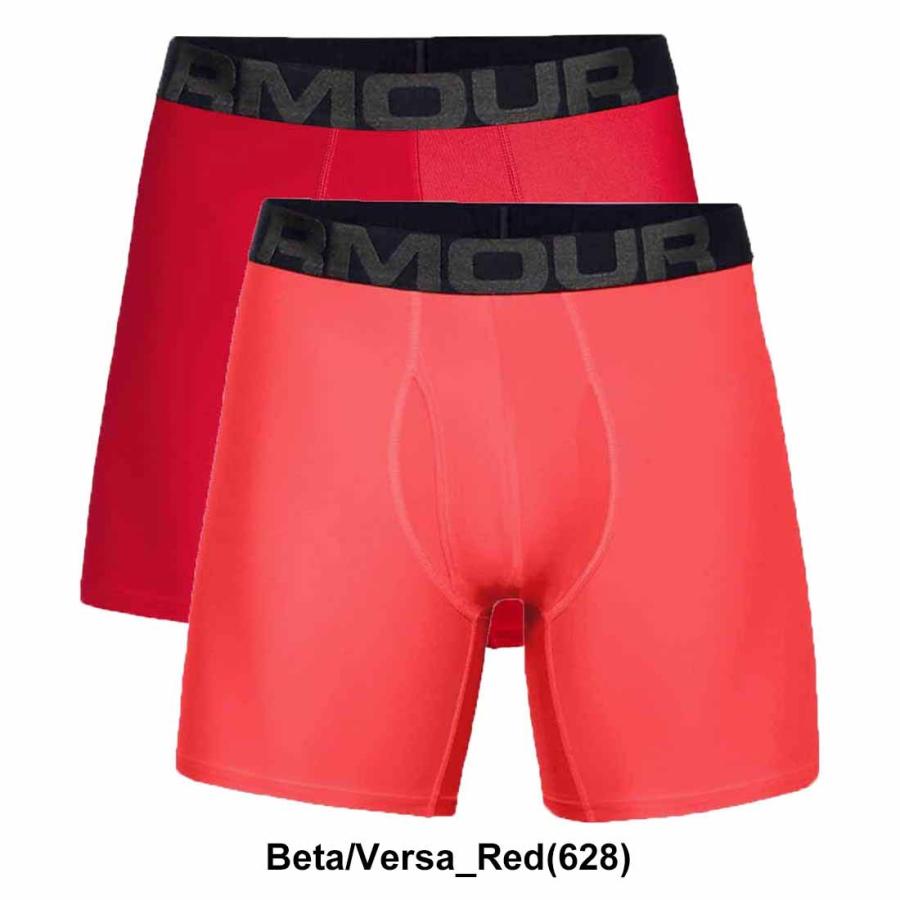 UNDER ARMOUR(アンダーアーマー)ボクサーパンツ UA Tech 6インチ 2枚セット メンズ 下着 1363619 :ua04 ...