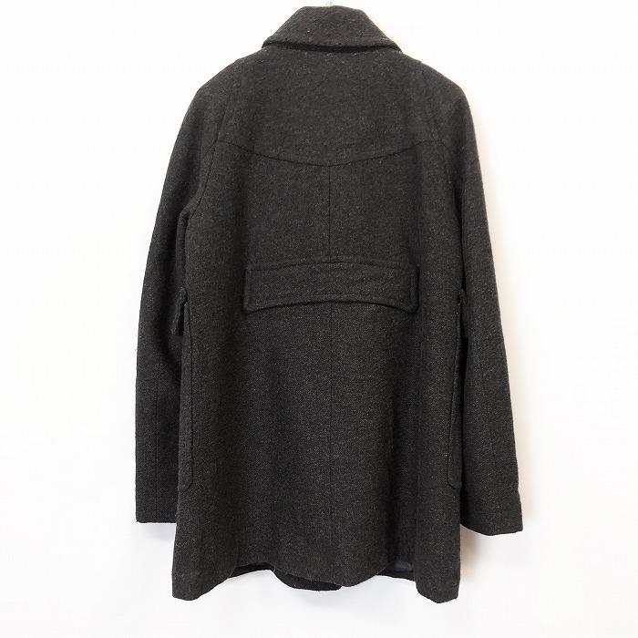 ザラ ZARA BASIC 起毛 ステンカラー コート ダブル ボタン留め 裏地付き 長袖 ポリ×ウールなど M メランジ ダークブラウン レディース : al00906 : Undo ...