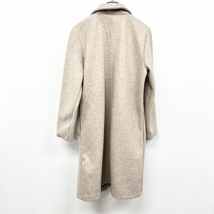 ZARA ザラ チェスターガウンコート 長袖 裏地無し ボタン無し 無地 ウエスト両サイドにポケット ポリ100% L 杢ブラウンベージュ レディース : Undo Rowa ヤフー店 ...