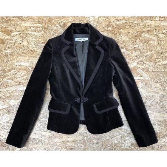 カリエラエバジーレ CARRIERA e BASILE 38 レディース テーラードジャケット 若干薄手 ベロア 肩パッド入り ポリ100% キュプラ裏地 茶系 : Undo Rowa ヤフー ...