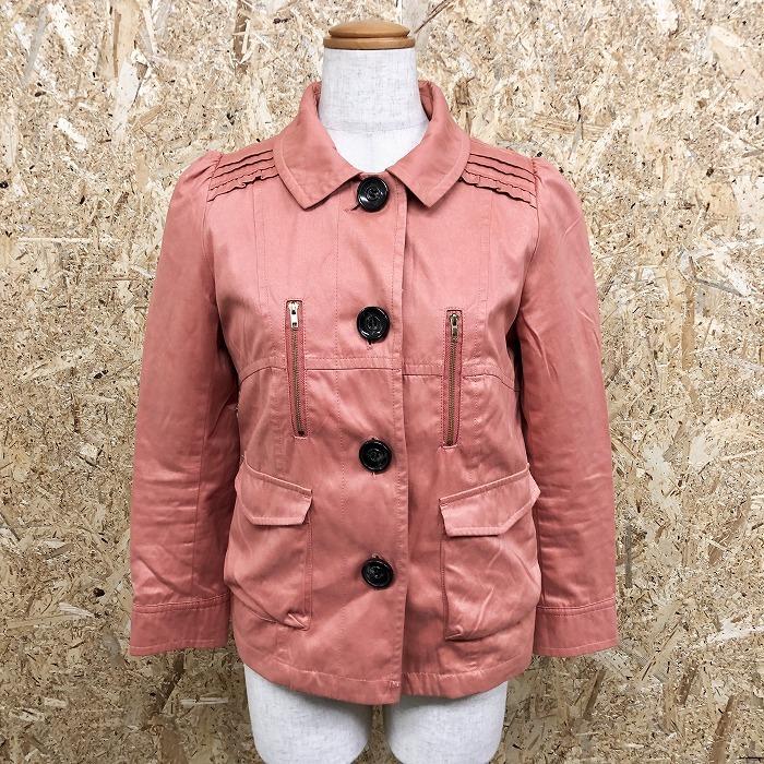 MINIMUM ミニマムミニマム 薄手 ジャケット 裏地付き ボタン留め パフスリーブ 長袖 2 ベイクドピンク レディース : Undo Rowa ヤフー店 - 通販 - Yahoo!ショッピング