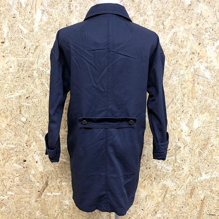 GAP ギャップ 薄手 ステンカラーコート アウター 背抜き裏地 ボタン留め 無地 長袖 綿100% コットン100% XS ネイビー 紺 レディース : Undo Rowa ヤフー店 ...