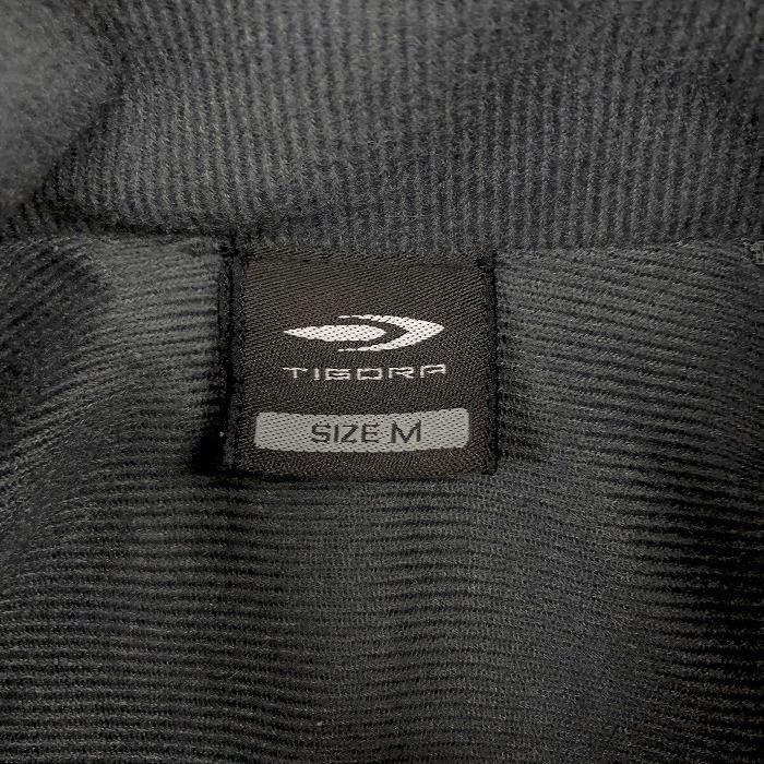 TIGORA（ティゴラ） 薄手 ジップアップ ジャケット ブルゾン 微起毛裏地 ロゴプリント 刺繍 裾に調節ゴム ラグラン 長袖 ポリ100% M 黒 メンズ : Undo Rowa ヤフー店 ...