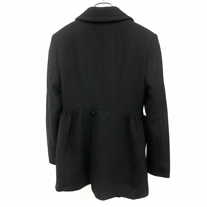 ZARA BASIC ラウンドカラー コート 裏地付き 肩パッド入り 無地 長袖 レーヨン×ポリエステル×ポリウレタン M ブラック 黒 レディース : Undo Rowa ヤフー店 - 通販 ...