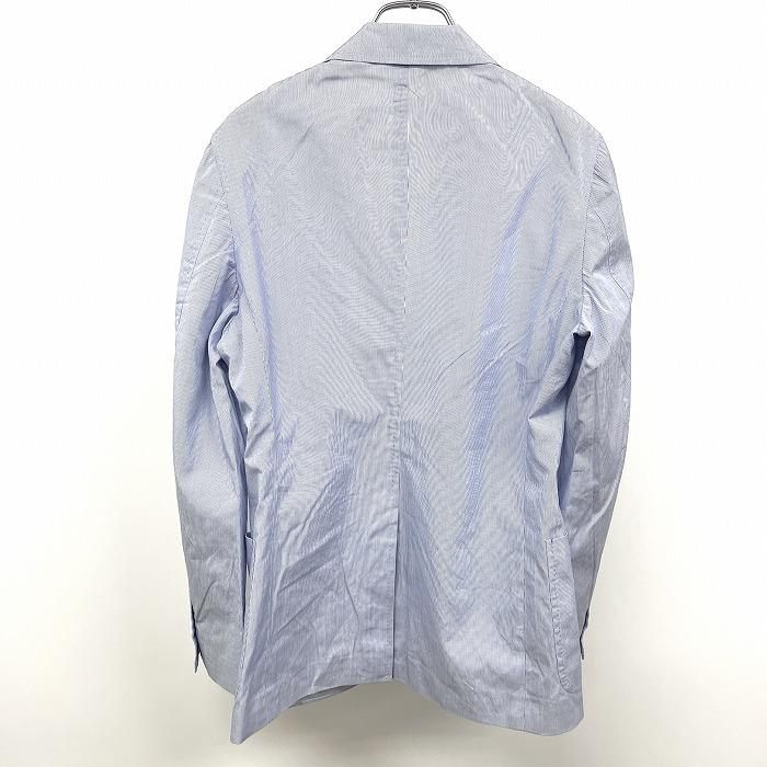 SHIPS - 42 メンズ(レディース？) 薄手 テーラードジャケット マイクロストライプ 2つボタン留め 袖と肩のみ裏地付き 長袖 綿100% ブルー系 : Undo Rowa ヤフー店 ...
